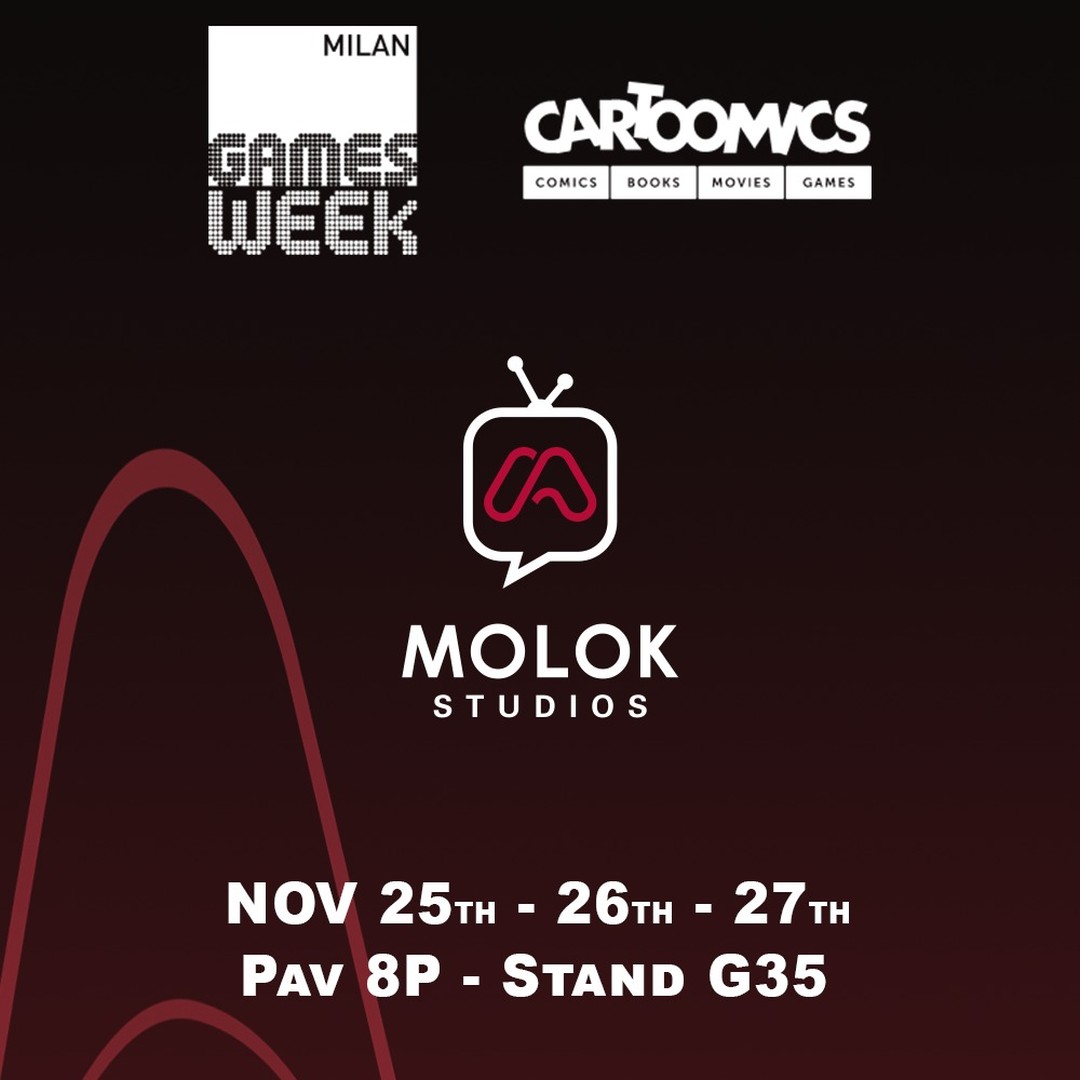 Molok studios @ Milan Games Week & Cartoomics 2022 - Molok Studios